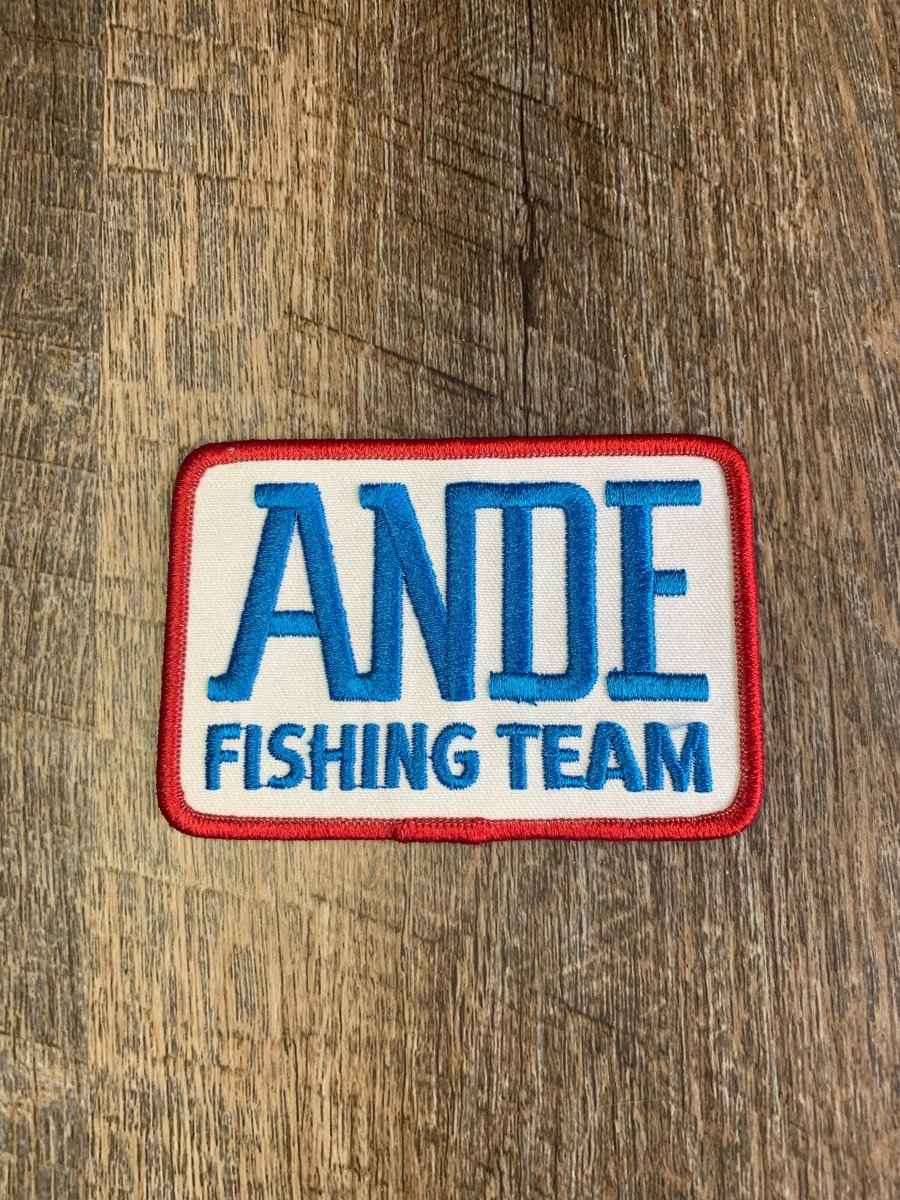 Ande Fishing Team, Fish, Rods, Water, Lakes Embroidered Patch – The Mad ...