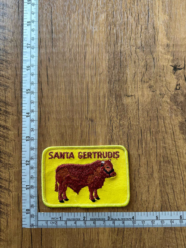 Vintage Santa Gertrudis- Leather Back - The Mad Hatter Company
